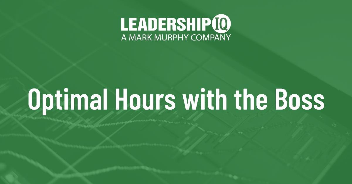 Optimal Hours With The Boss Study